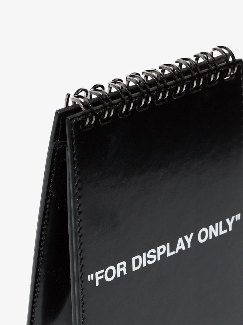 OFF-WHITE - Notepad Patent leather Bag | mr. informal